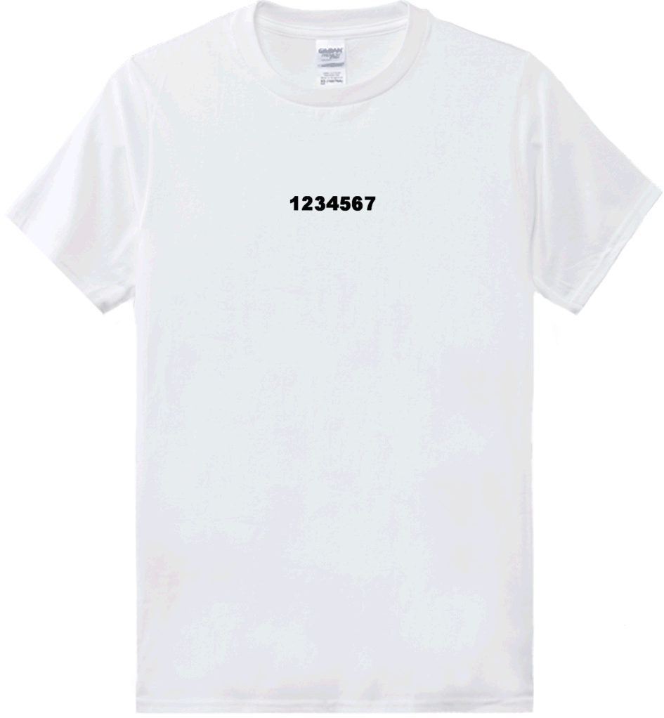 1234567 - 客製化衣服、個性化T恤、T恤創作│LOGOless